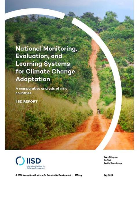National Monitoring Evaluation And Learning Systems For Adaptation A