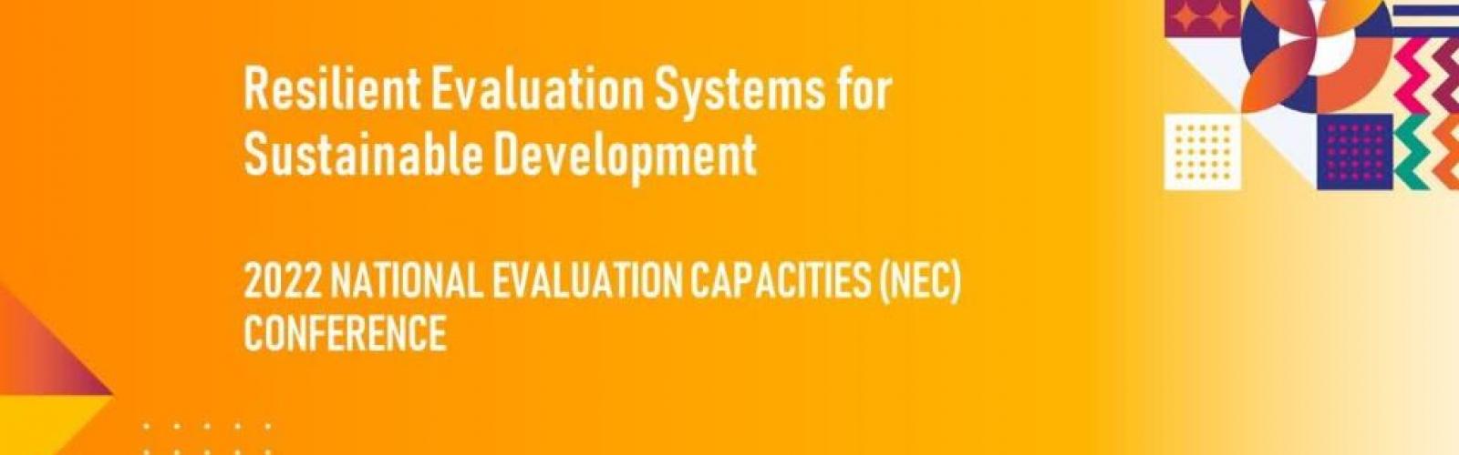 NEC Conference 2022 - Resilient National Evaluation Systems | EvalForEarth