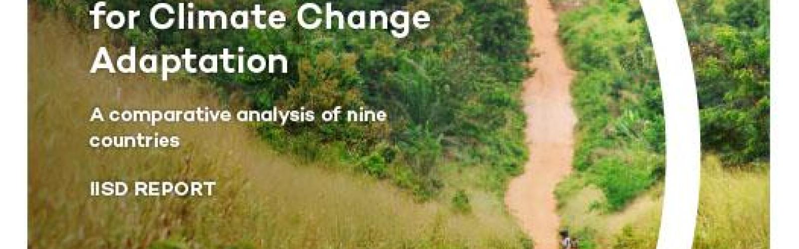 National Monitoring Evaluation And Learning Systems For Adaptation A