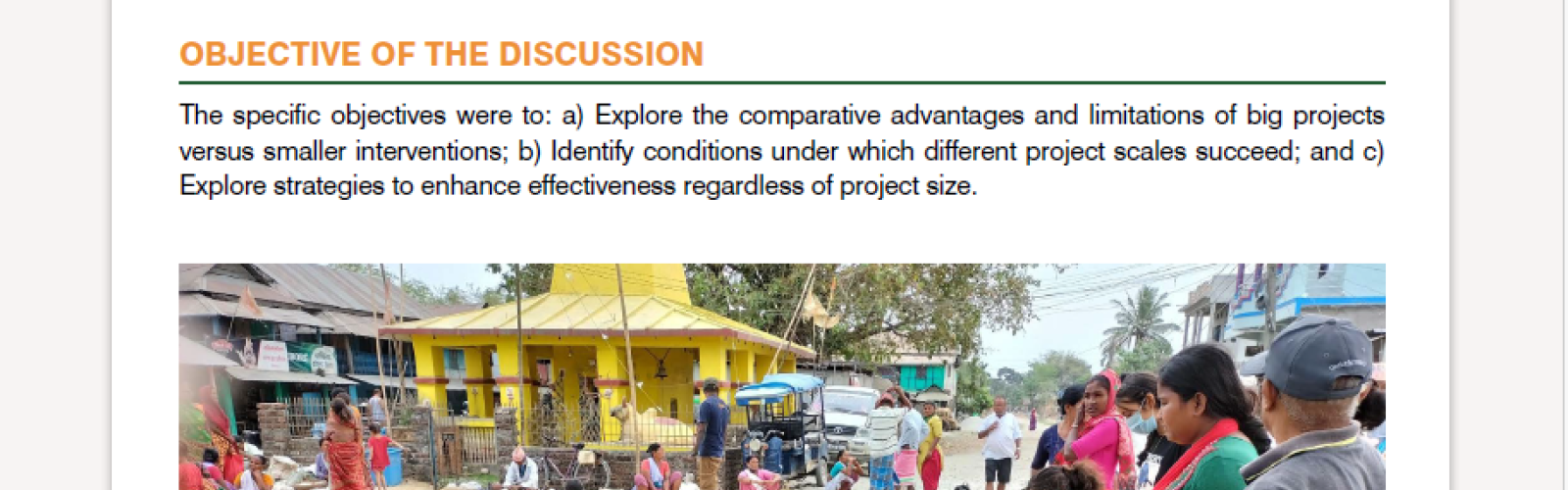 Do Big Projects Deliver Effective Solutions in a Complex World? Summary of the EvalforEarth ...